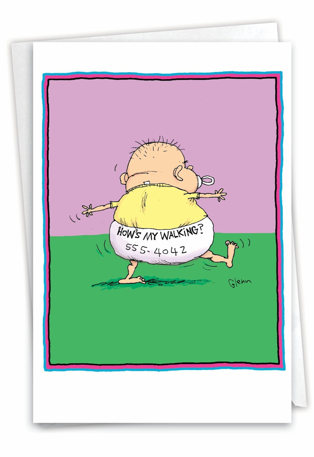 Funny Congratulations Greeting Card With Envelope - Congats, Good Luck ...