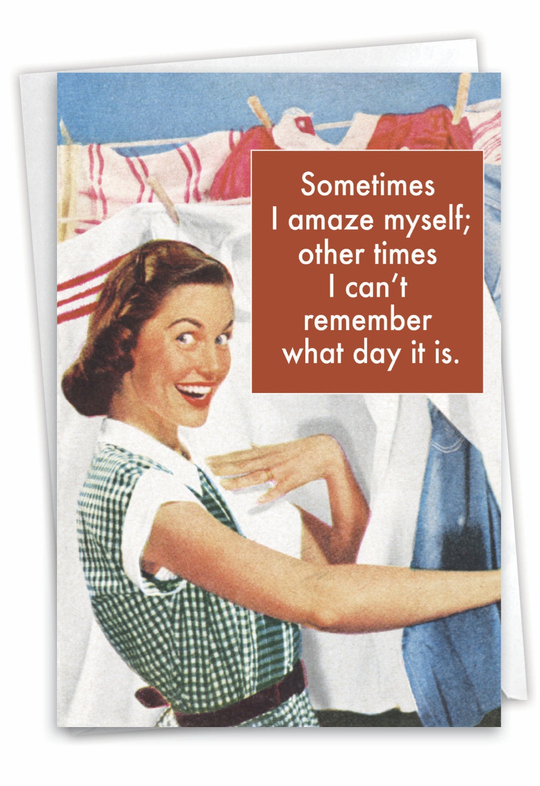 Funny Blank All Occasions Greeting Card With Envelope - Blank All ...