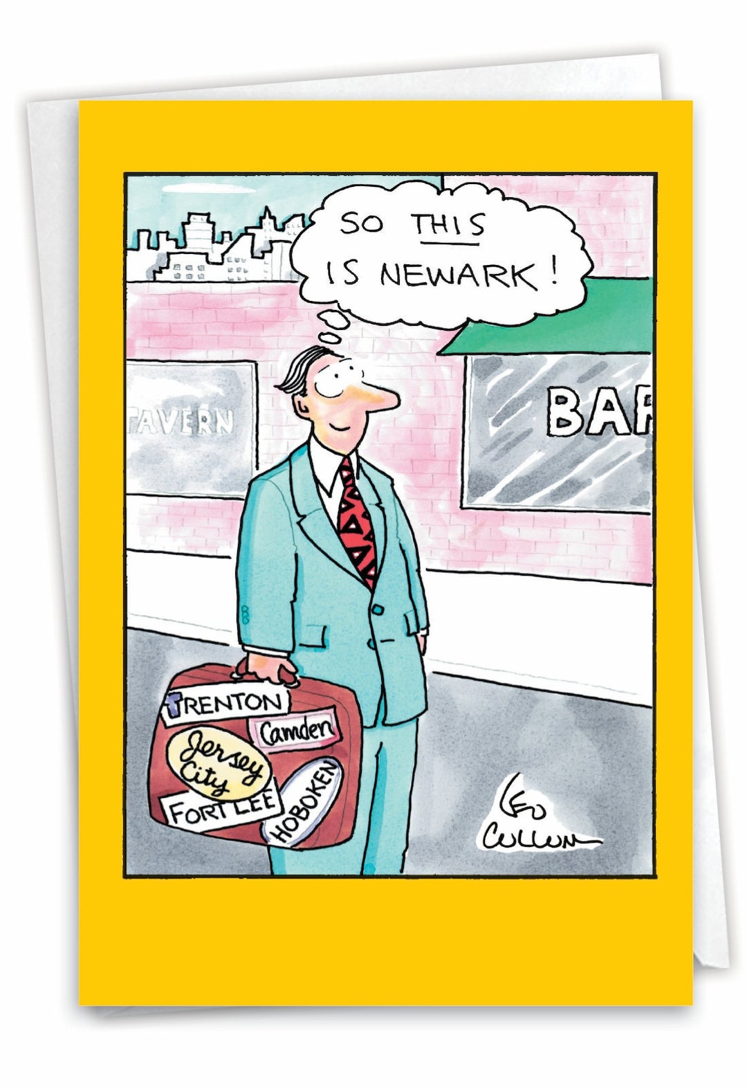 Funny Congratulations Greeting Card With Envelope - Congats, Good Luck ...