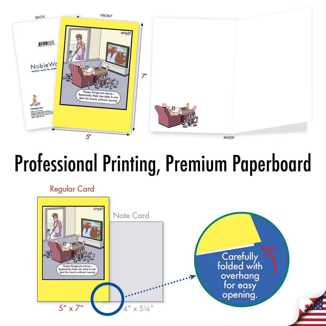 Funny Blank All Occasions Paper Card With Envelope (1 Card) Blank All ...