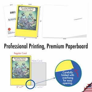 Funny Congratulations Paper Card With Envelope - Congats, Good Luck ...