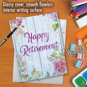 Jumbo Retirement Greeting Card From Us 8.5 X 11 Inch With Envelope (1 ...