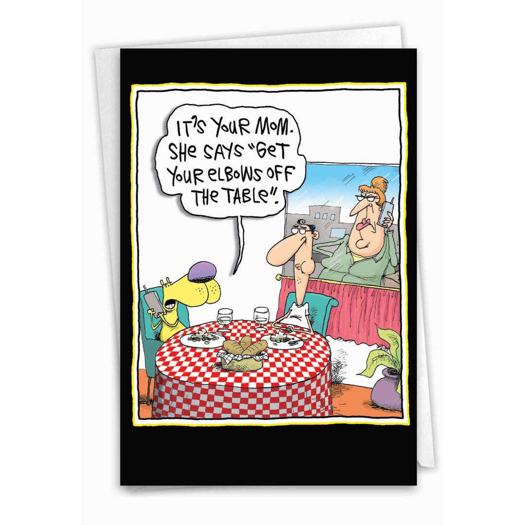 Mommy Stalker Birthday Mother- Funny Birthday Card With Envelope for ...