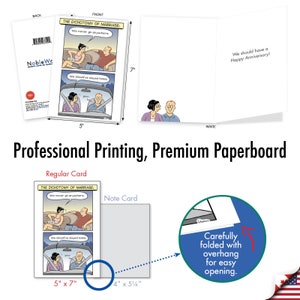Funny Anniversary Greeting Card W/ Envelope (1 Card) for Couple ...