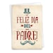 Spanish Father's Day Greeting Card With 5 X 7 Inch Envelope (1 Card ...