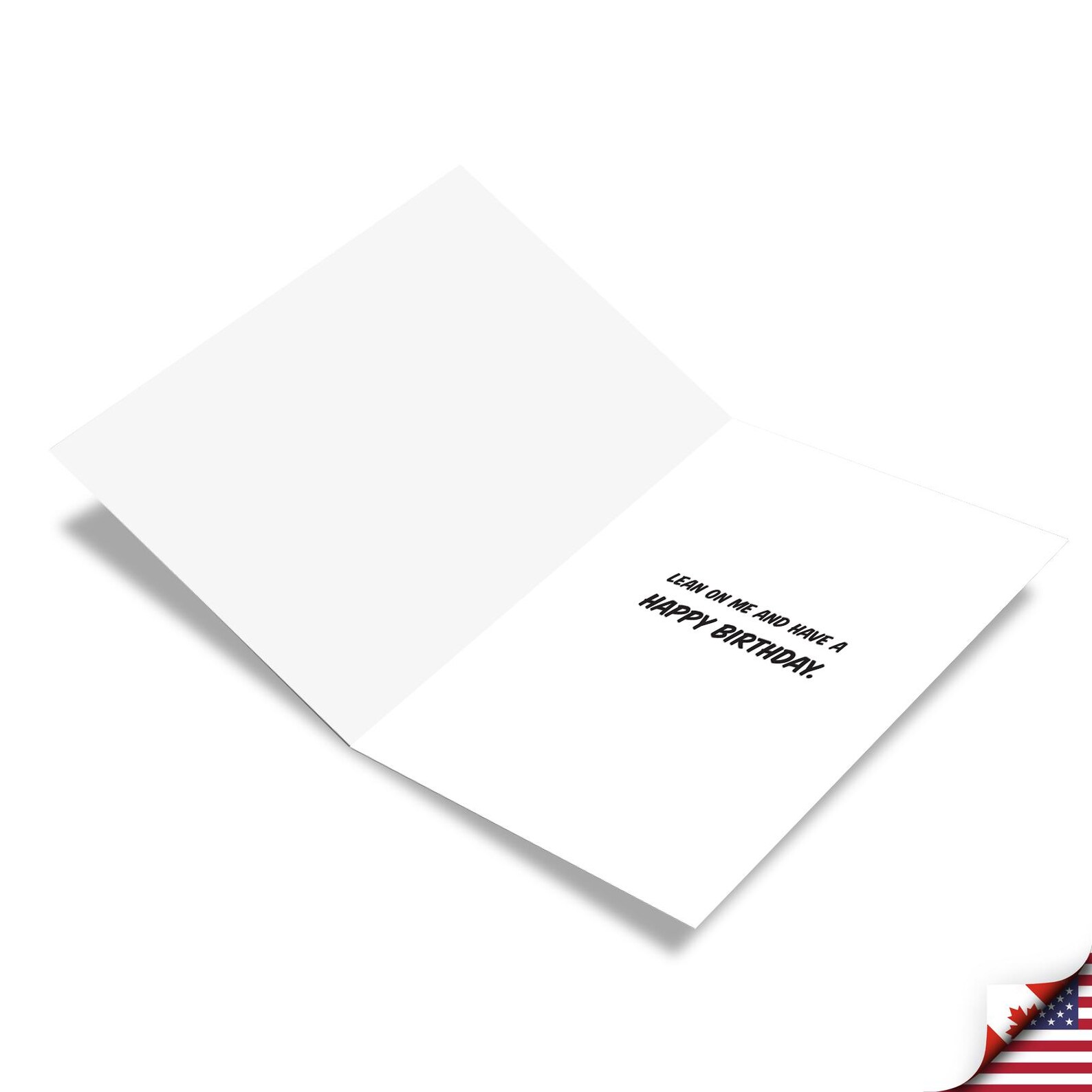 Funny Birthday Greeting Card (1 Card) Bday Makes You Lean | Envelope(s ...