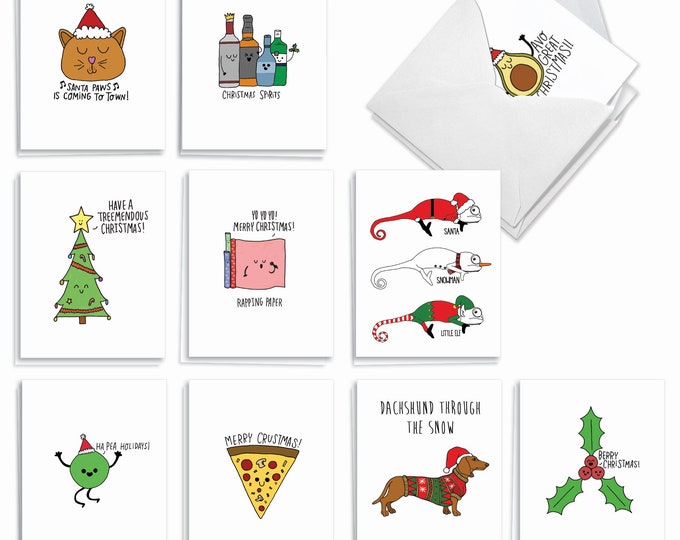 Funny Christmas Greeting Card W/ Envelope (1 Card) Merry Christmas ...