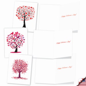 20 Assorted Valentines Day Card Pack (4 X 5.12 Inch) - 10 Designs, 2 ...