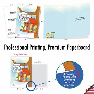 Funny Congratulations Greeting Card With Envelope - Congats, Good Luck ...