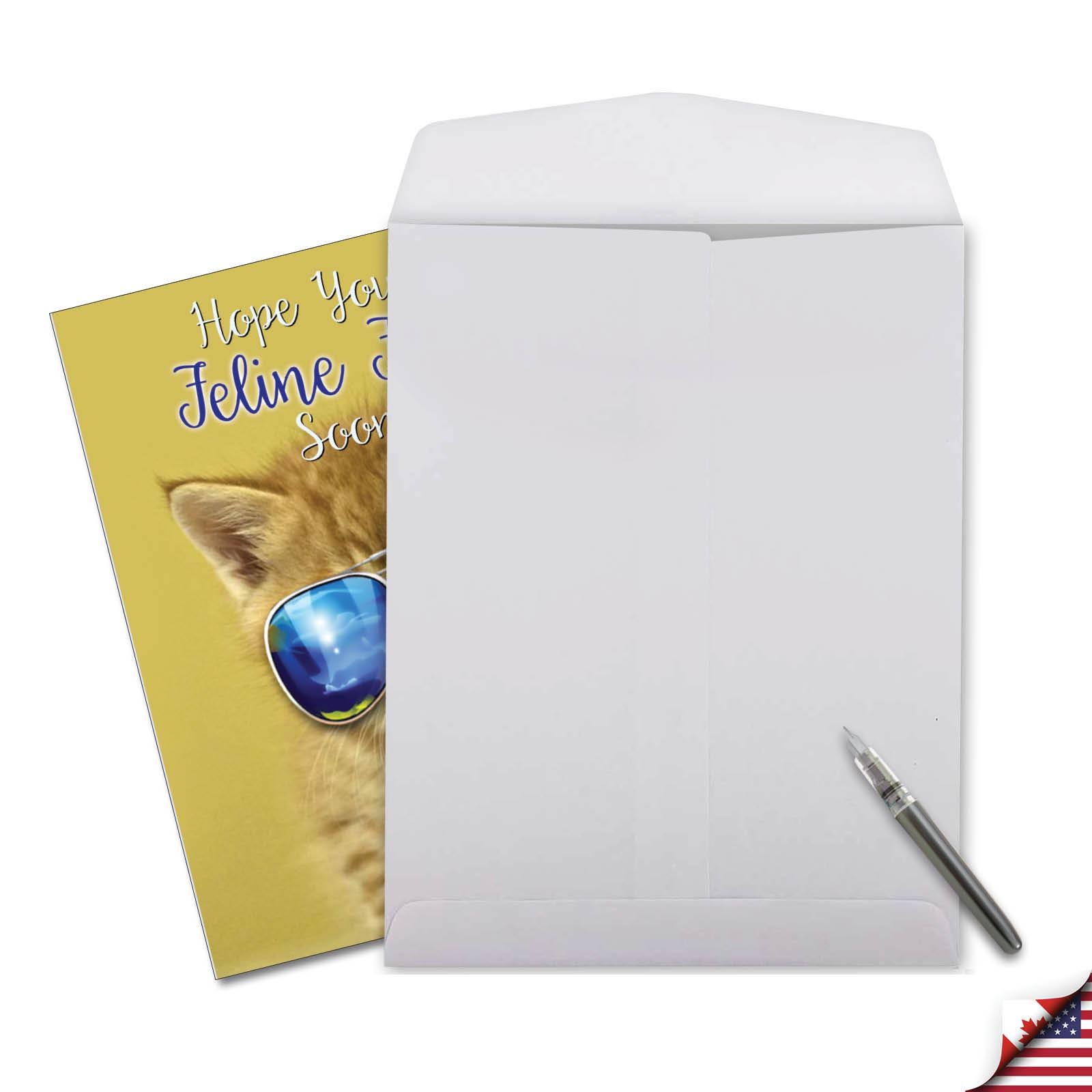 The Best Card Company Jumbo Get Well Greeting Card 8.5x11 Inch With ...