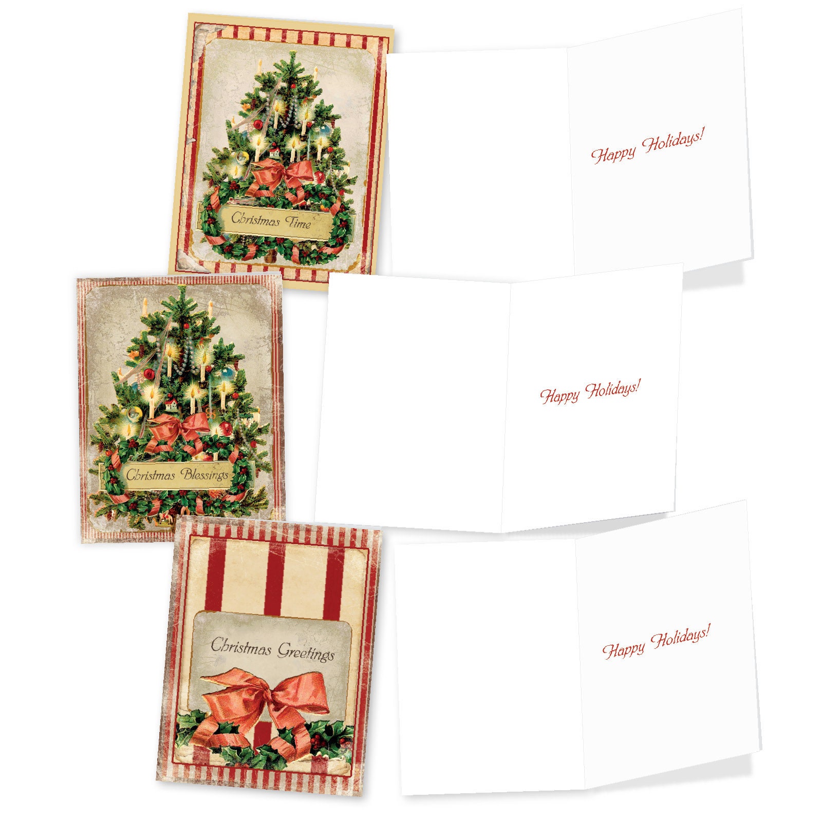 10 Assorted Holiday Memories Christmas Cards With Envelopes 4 - Etsy