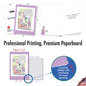 Funny Retirement Greeting Card (1 Card) Co-worker, Good Luck Back to ...