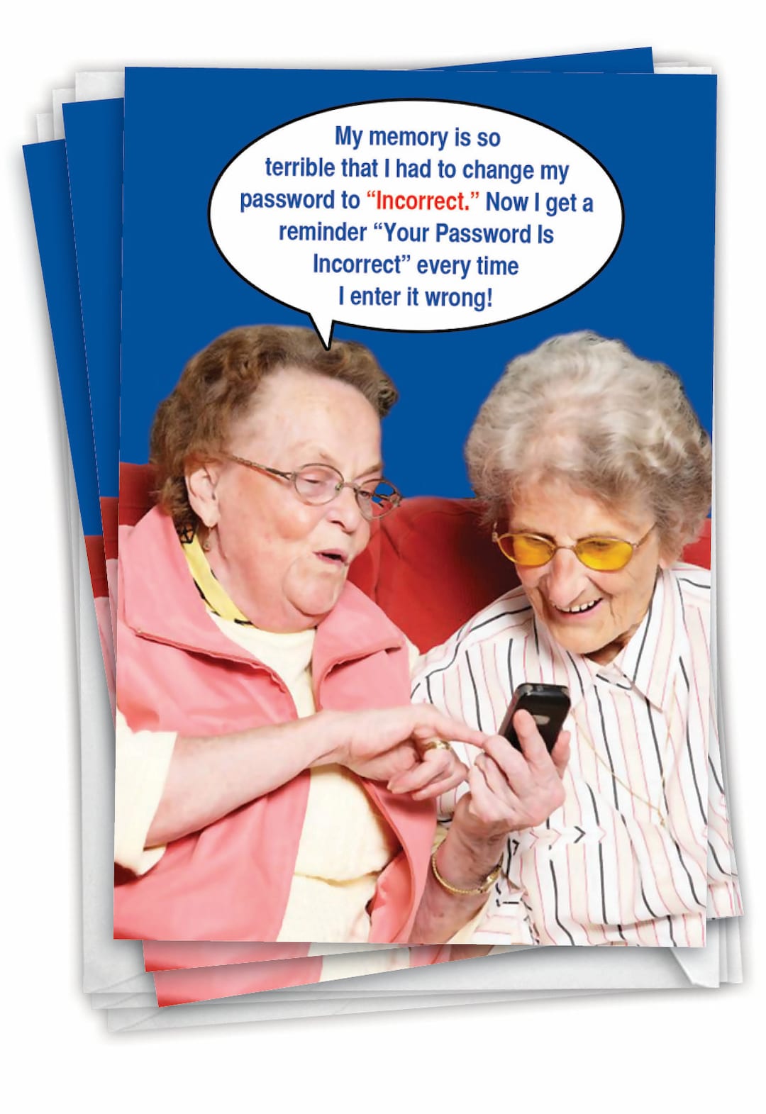 Pack of 3 Funny Birthday Greeting Cards With Envelopes 1 - Etsy