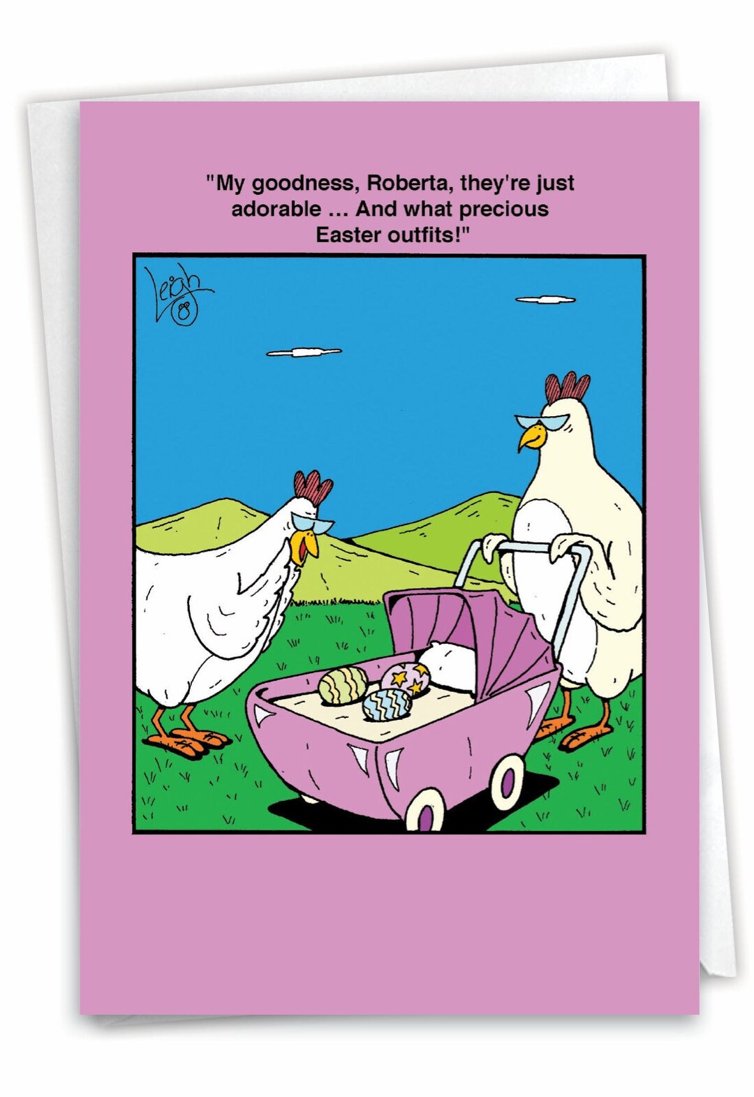 Funny Easter Greeting Card With Envelope (1 Card) Easter Outfits - Etsy