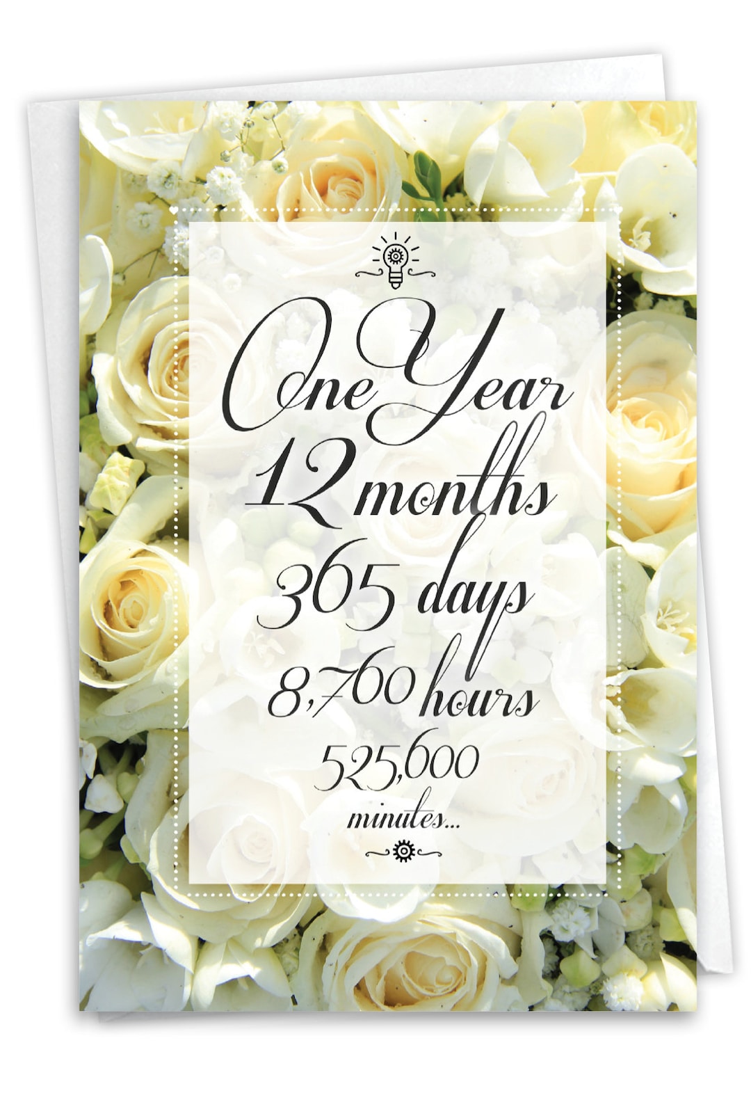 1st Anniversary Work Milestone Greeting Card co-worker With Envelope 1 ...
