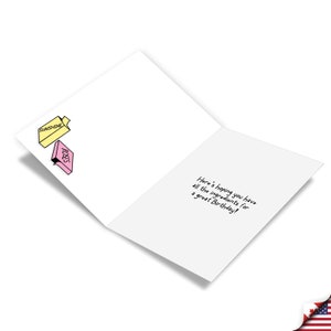 Funny Birthday Greeting Card With Envelope (1 Card) Bday Creation of ...
