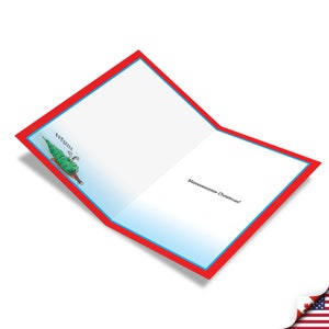 Funny Christmas Paper Card W/ Envelope 1 Card Merry Christmas Holiday ...