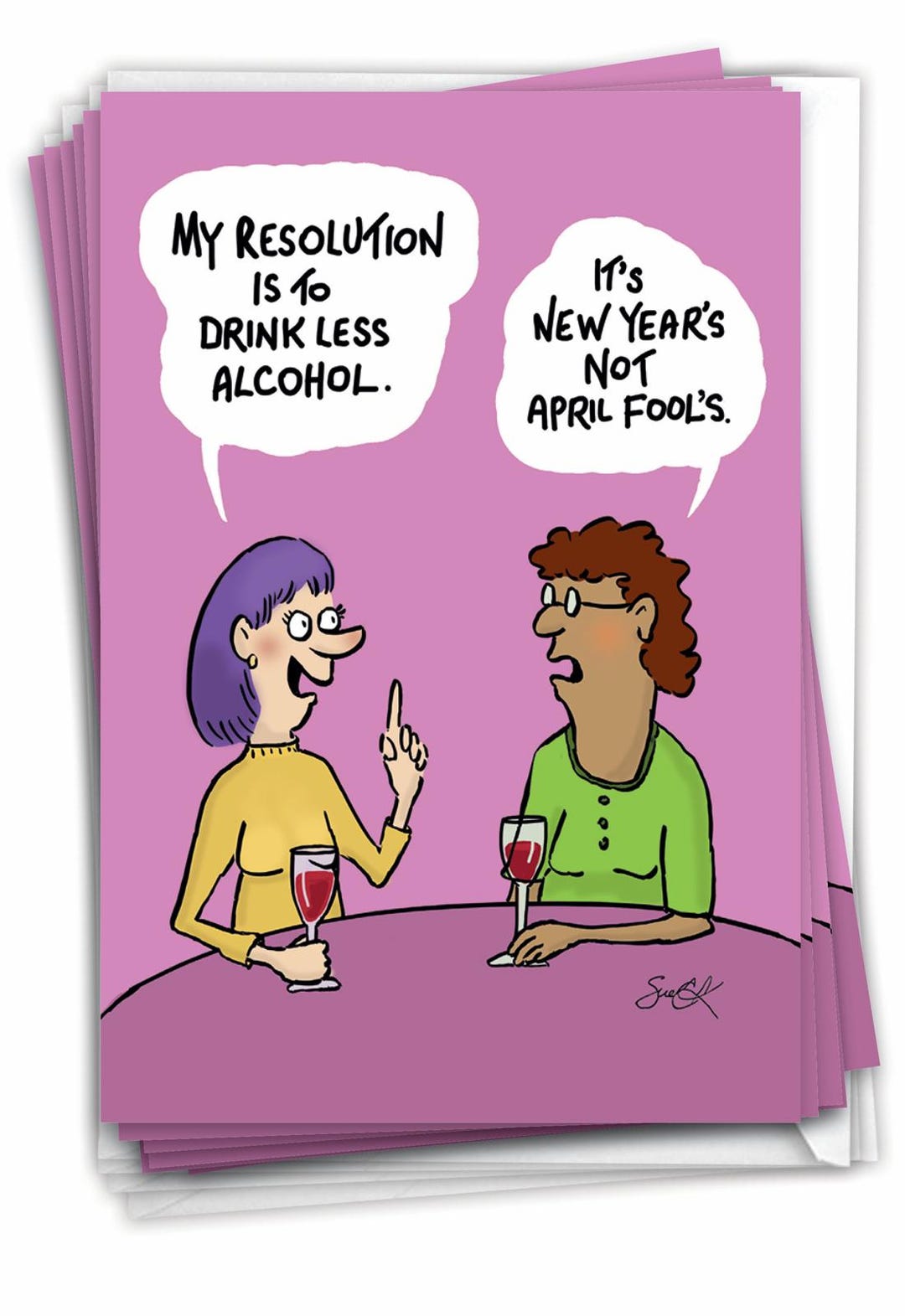 Wrong Holiday - 12 Funny New Year Cards - Bulk Set, C3408nyg-b12x1 - Etsy