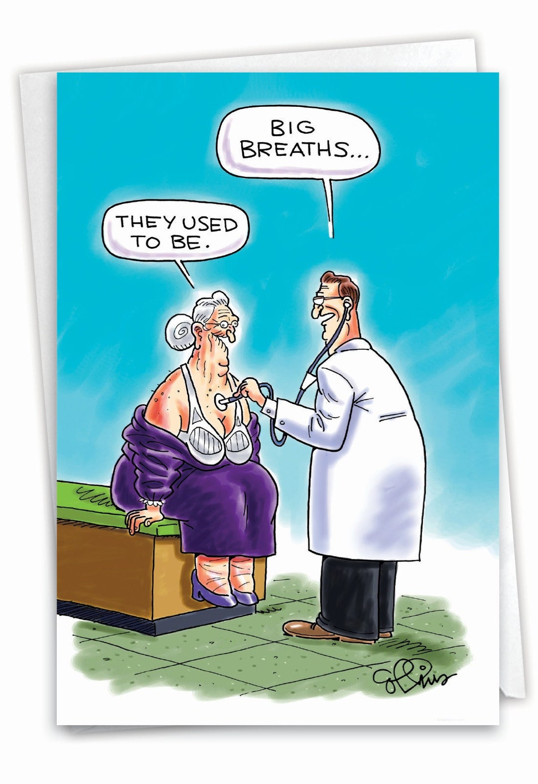 Funny Blank All Occasions Paper Card With Envelope - Blank All ...