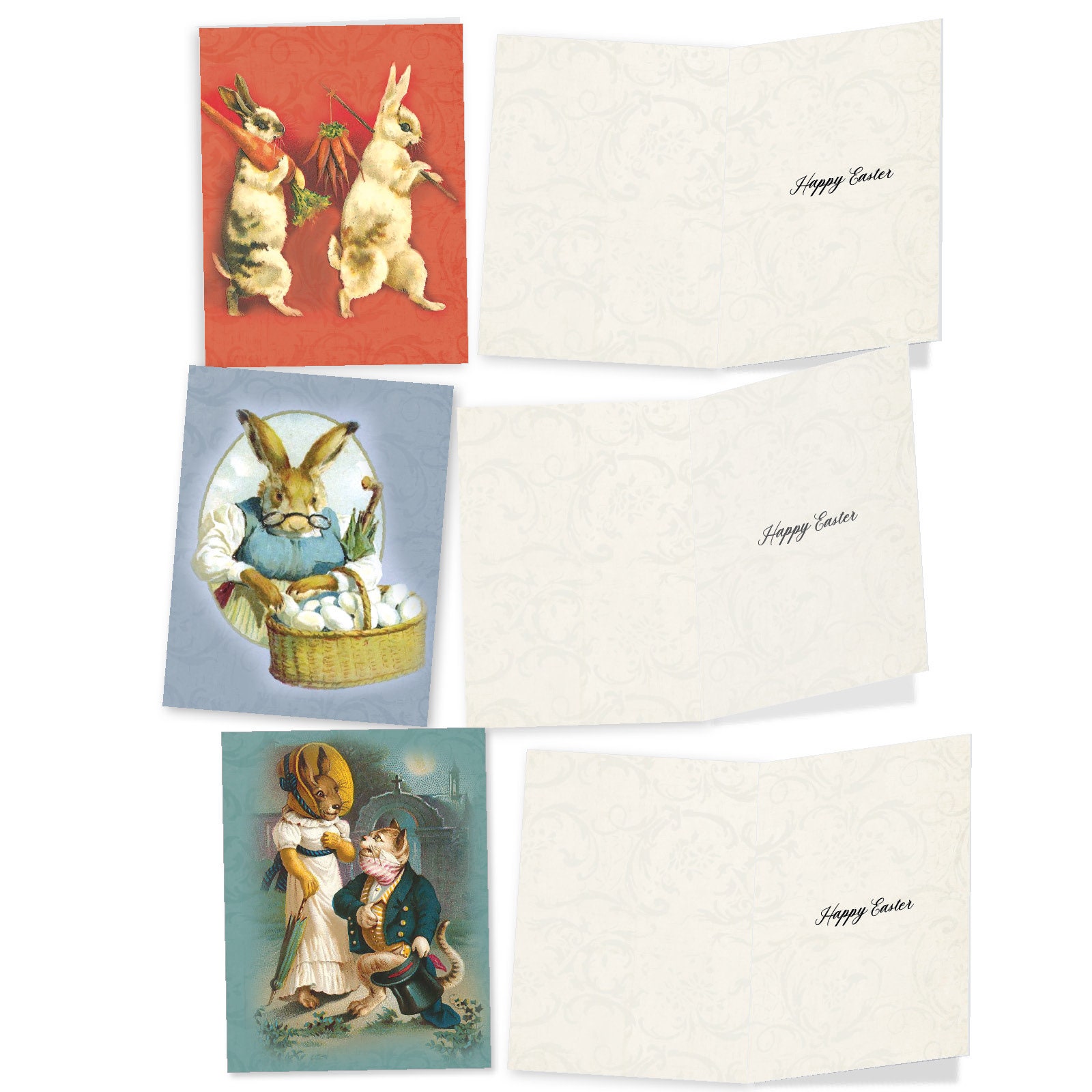 20 Assorted Easter Notes Bulk Pack 4 X 5.12 Inch With - Etsy