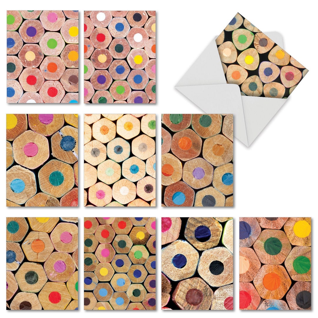 10 Assorted 'pencil Me In' Thank You Teacher Note - Etsy