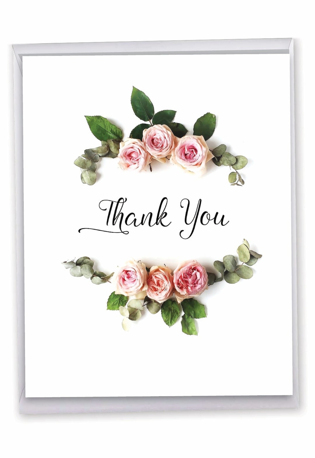 Extra Large Thank You Greeting Card 8.5 X 11 Inch W/ Envelope (1 Pack ...