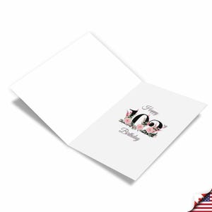 102th Milestone Birthday Greeting Card With 5 X 7 Inch Envelope (1 Card ...