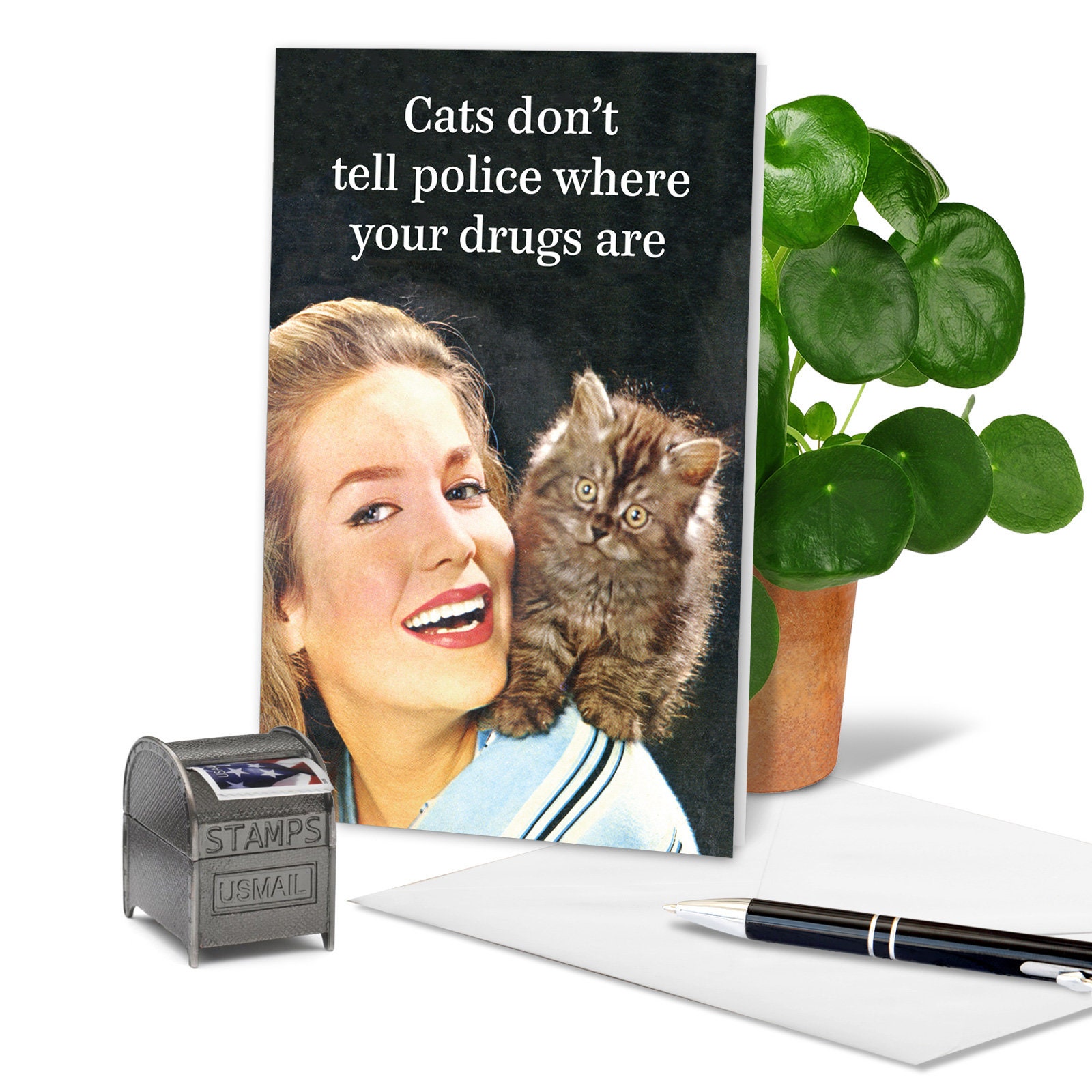 Hysterical Birthday Greeting Card With 5 X 7 Inch Envelope 1 Etsy