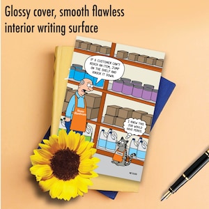 Funny New Job Paper Card With Envelope (1 Card) New Job Congratulations ...