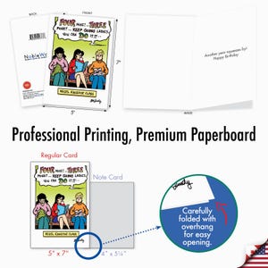 Nobleworks Funny Birthday Greeting Card With 5 X 7 Inch Envelope 1 Card ...