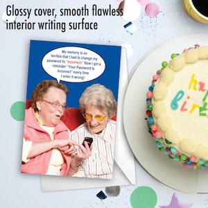 Funny Birthday Greeting Card W/ Envelope (1 Card) Bday Incorrect ...