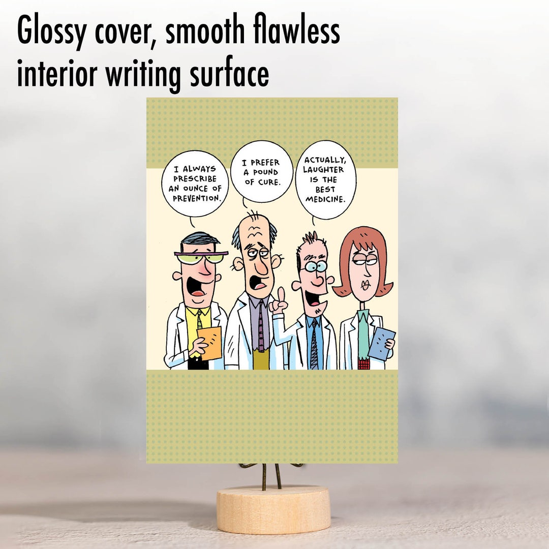 Funny Get Well Greeting Card With Envelope - Idiot Doctors , for Him ...