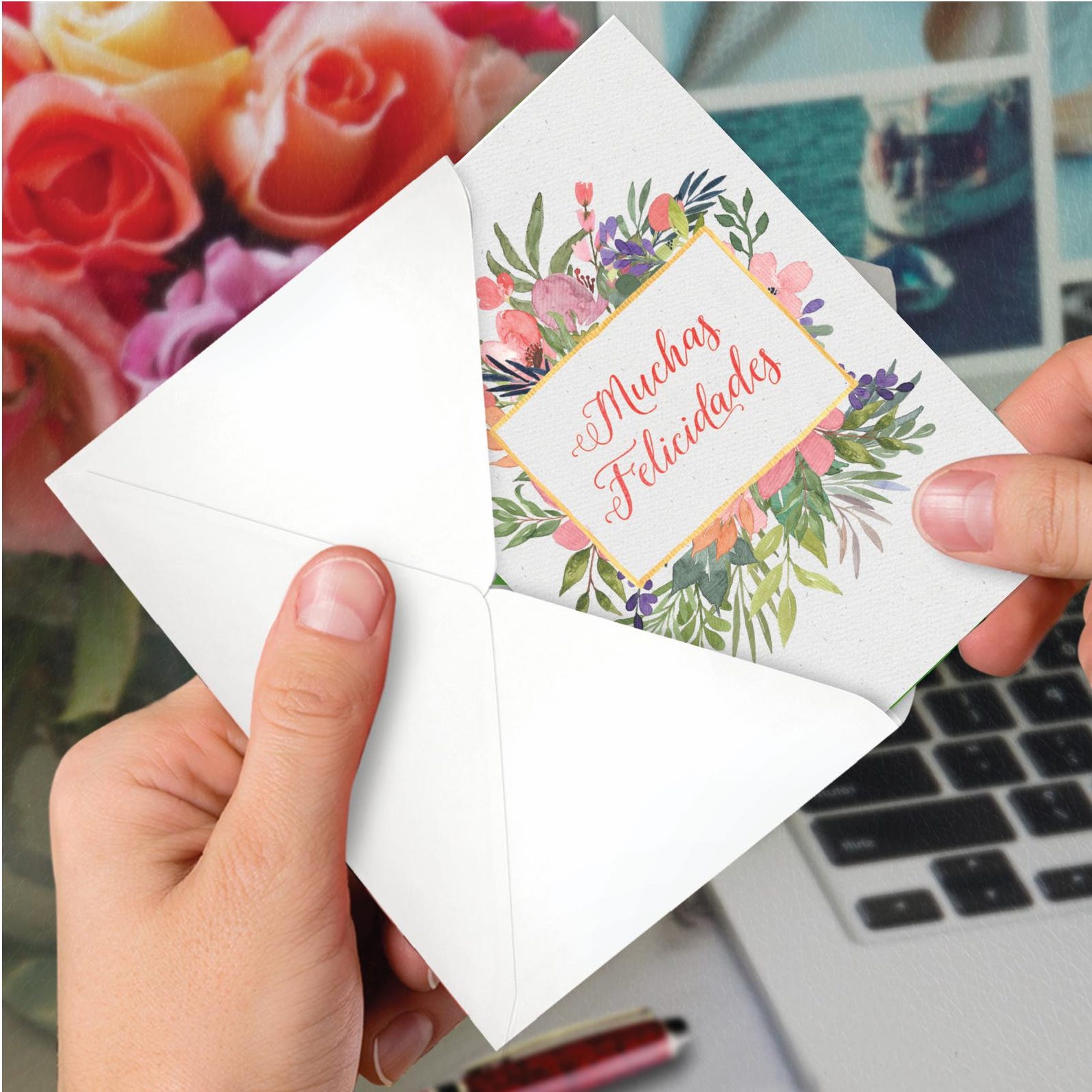 Spanish Congratulations Greeting Card With 5x7 Inch Envelope (1 Card ...