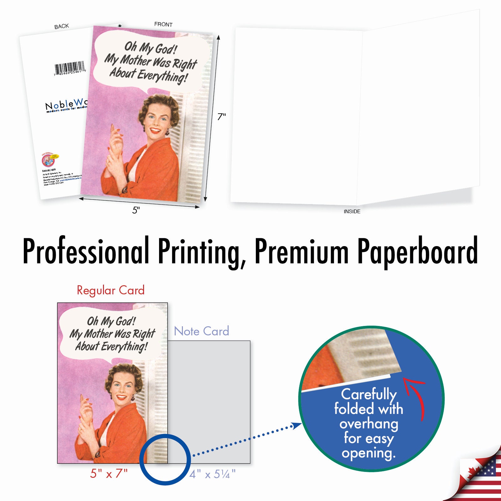 Funny Blank All Occasions Greeting Card With Envelope (1 Card) Blank ...