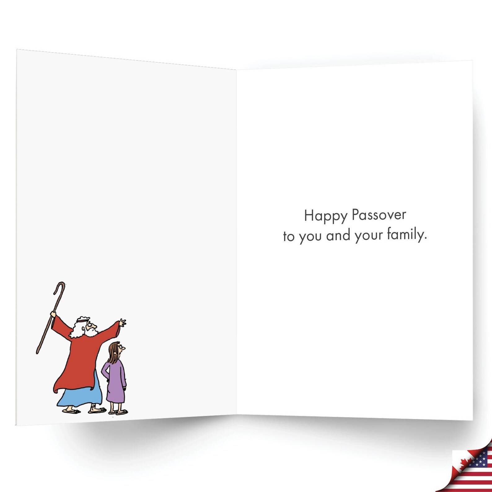 Funny Passover Greeting Card With 5x7 Inch Envelope (1 Card) Jewish ...