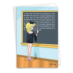 Funny Graduation Greeting Card (1 Card) Celeb Parents | Envelope(s ...