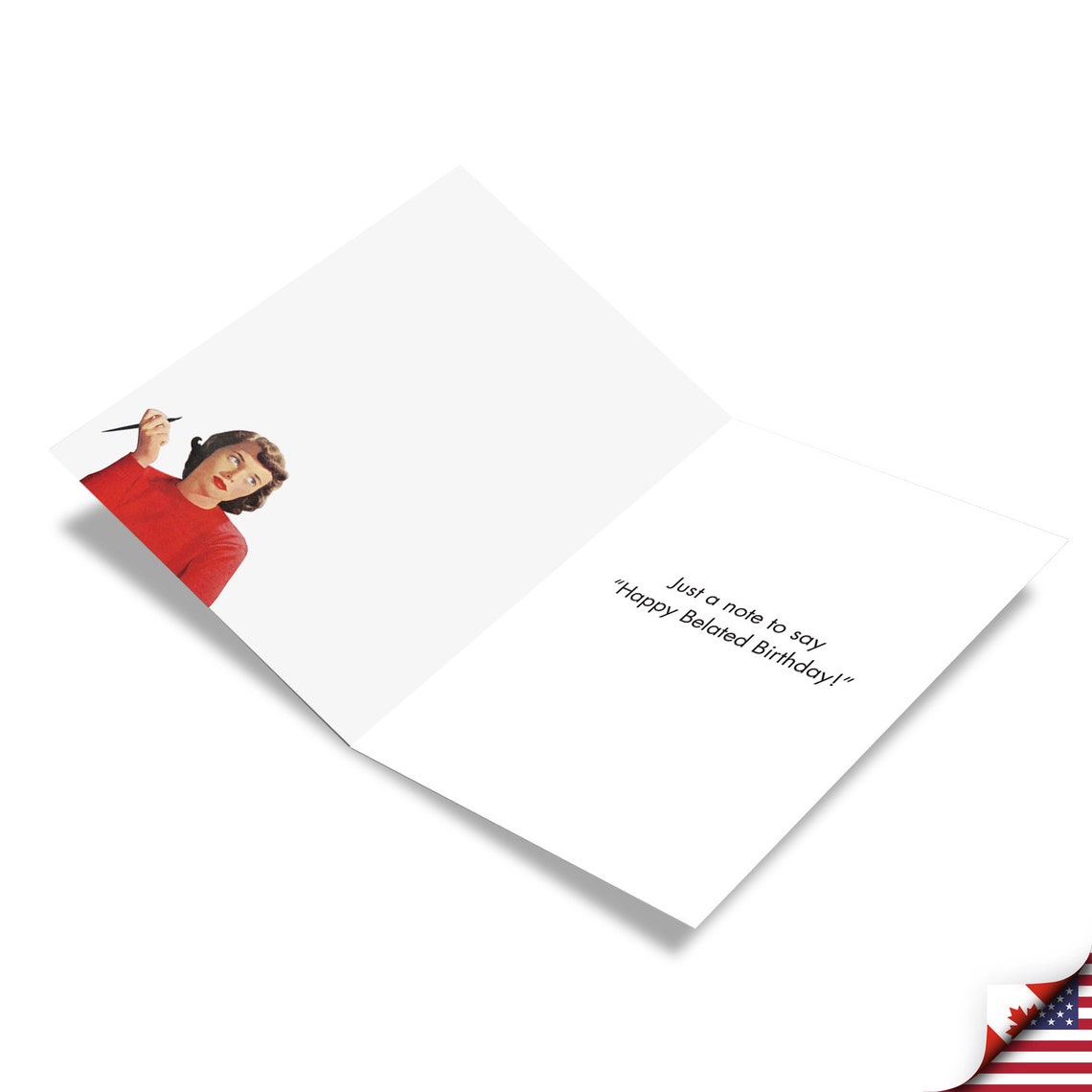 Funny Birthday Greeting Card W/ Envelope (1 Card) Bdaybiggest Lie, for ...