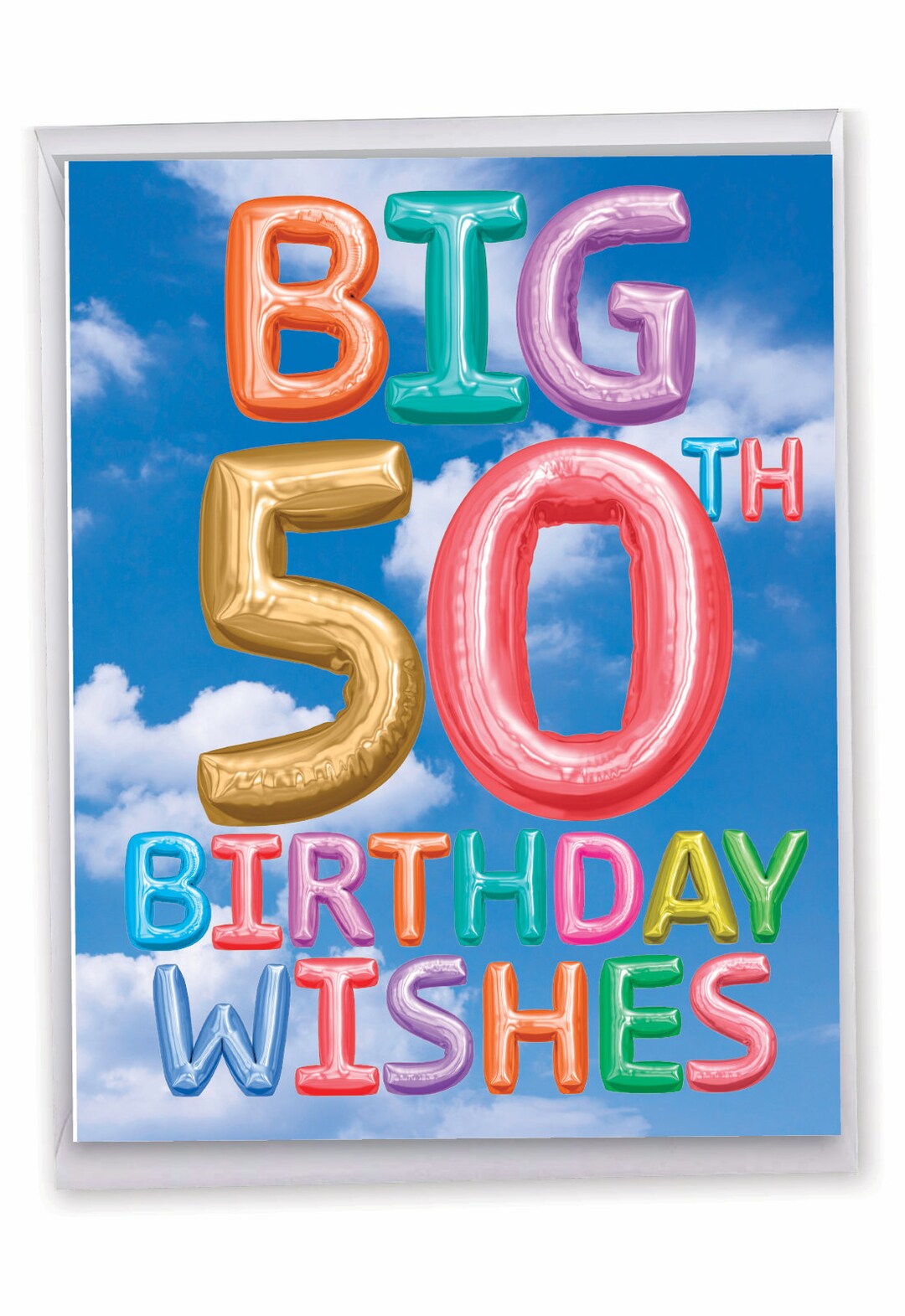 Nobleworks Jumbo 50th Milestone Birthday Greeting Card From Us - Etsy