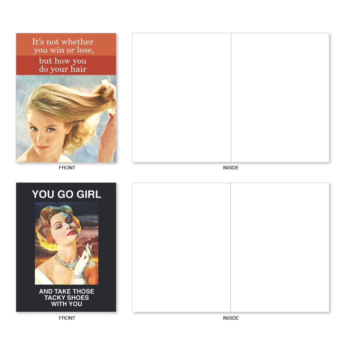 10 Assorted Hilarious Blank Notecards Boxed Set 4 X 5.12 Inch - Etsy