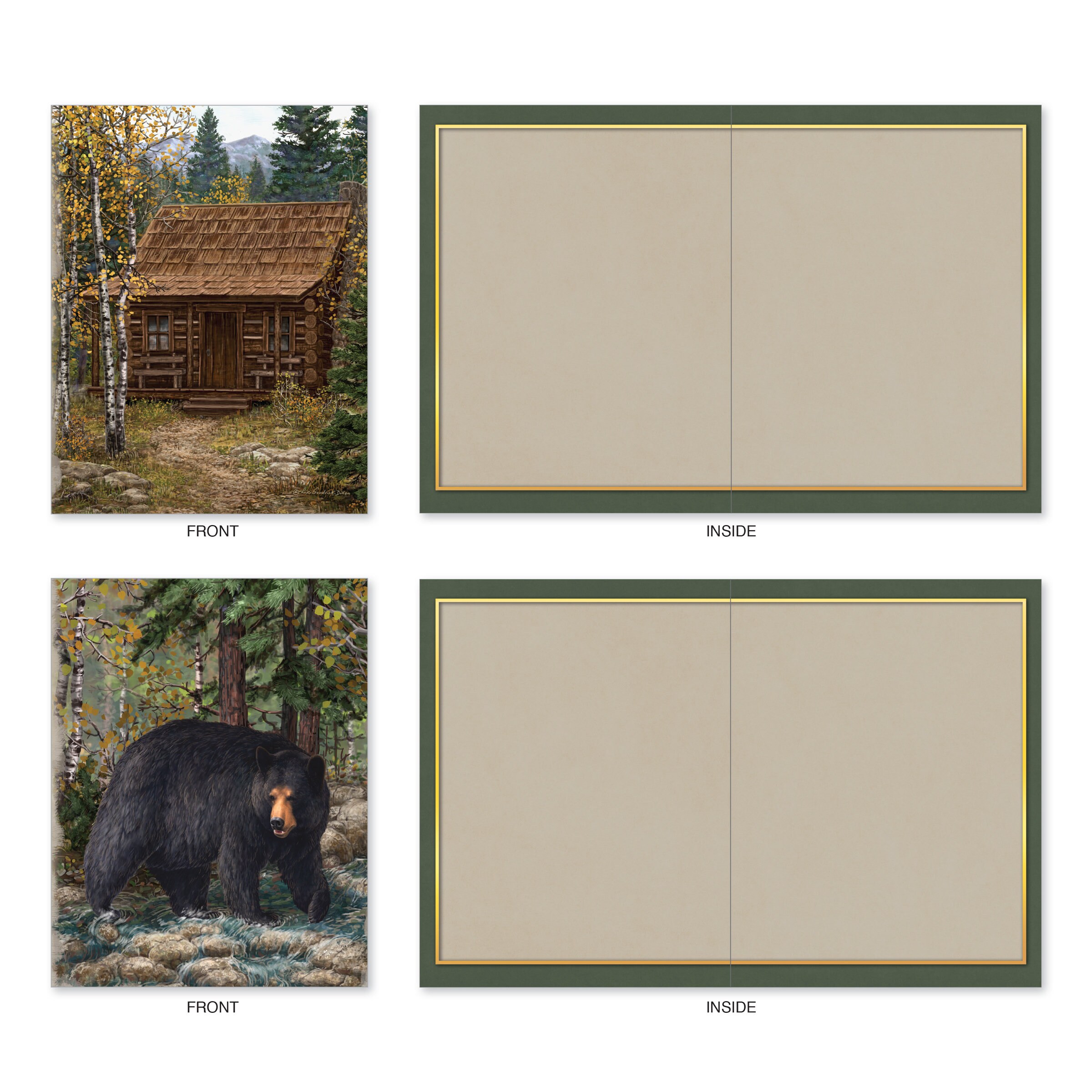 10 Assorted Blank Notecards Pack Set 4 X 5.12 Inch With - Etsy