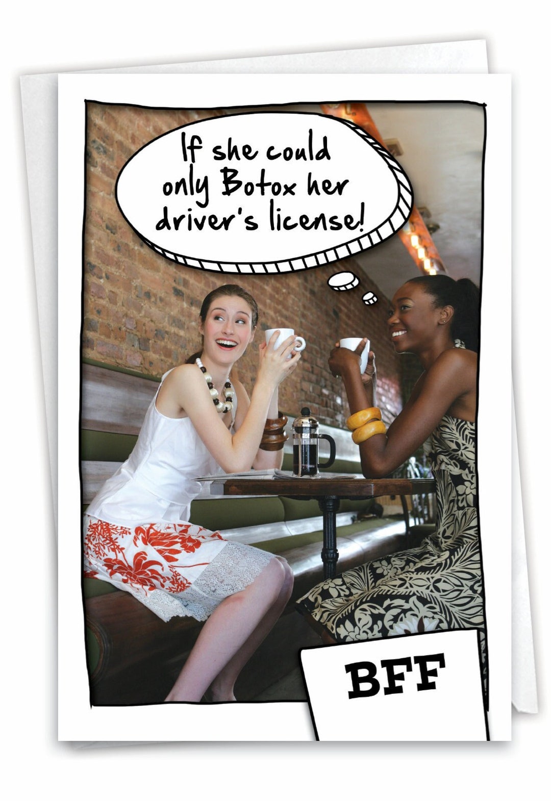 Funny Birthday Greeting Card With Envelope Bday Driver License , for ...