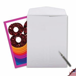 The Best Card Company Jumbo 80th Milestone Birthday Greeting Card 8 ...