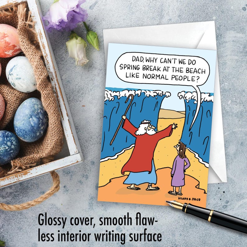 Funny Passover Greeting Card With 5x7 Inch Envelope (1 Card) Jewish ...