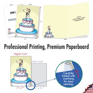 Funny Wedding Congratulations Paper Card With Envelope (1 Card ...