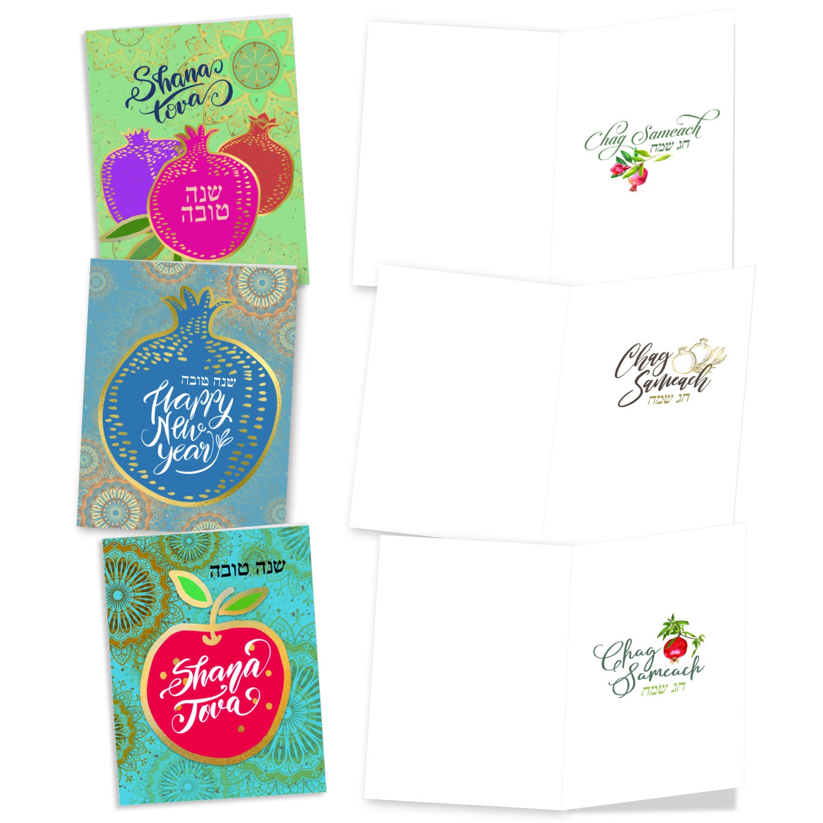 20 Assorted Rosh Hashanah Note Cards Bulk Pack 4 X 5.12 Inch - Etsy