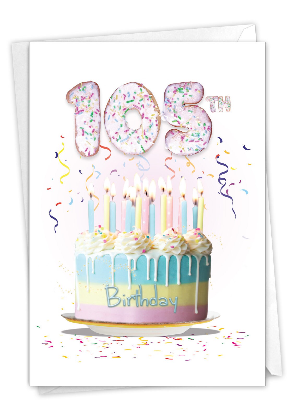 105th Milestone Birthday Greeting Card With 5 X 7 Inch - Etsy
