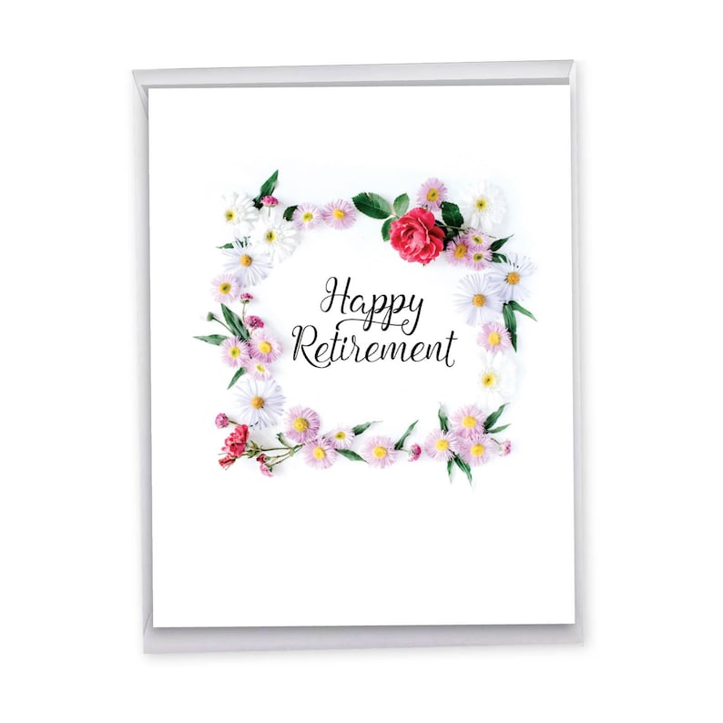 Jumbo Retirement Greeting Card From Us 8.5x11 Inch With Envelope (1 ...