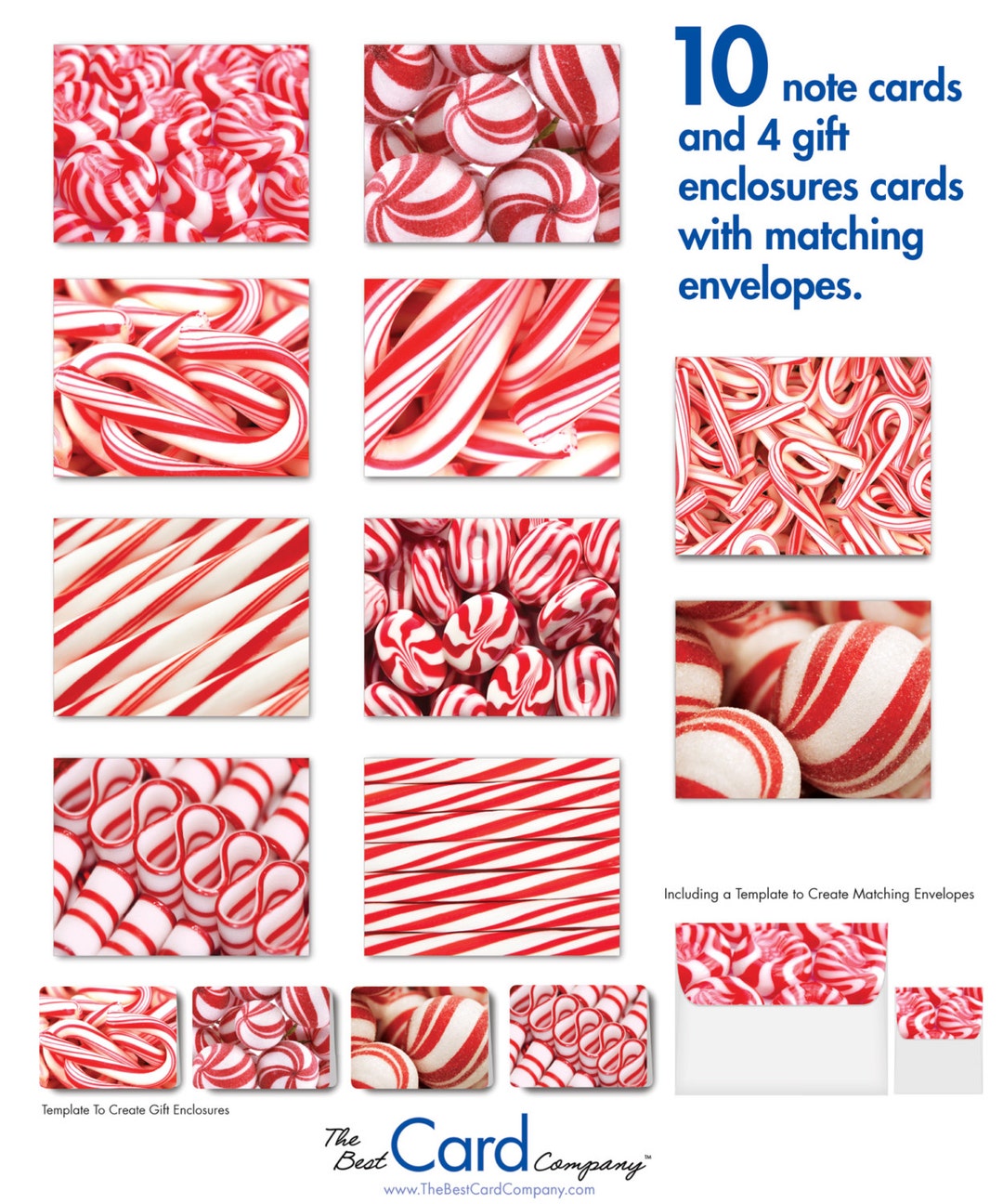 DIGITAL Downloadshooked on Candy. 10 Assorted Seasonal Note Cards ...