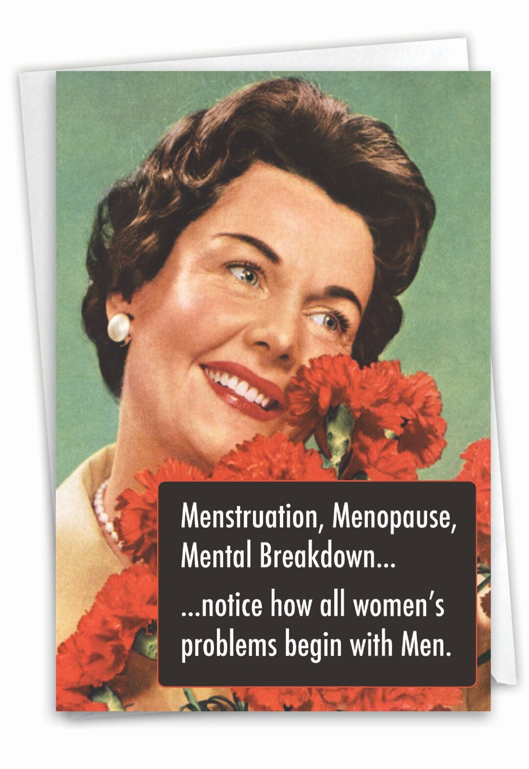 Funny Blank All Occasions Greeting Card With Envelope (1 Card) Blank ...