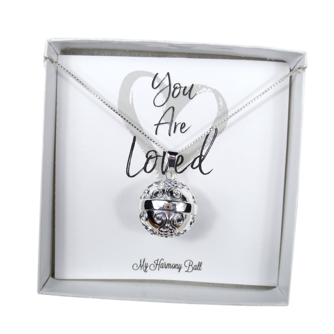 22mm .925 Sterling Silver Handmade Bali Harmony Ball or Bola Ball, A ...